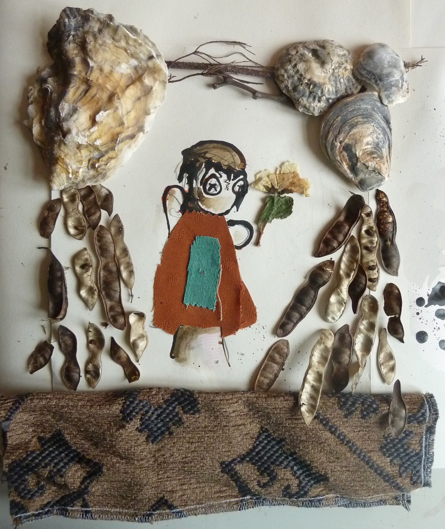 House of Fairy Tales Puppet Illustration Shells & Flower – Blanche Ellis